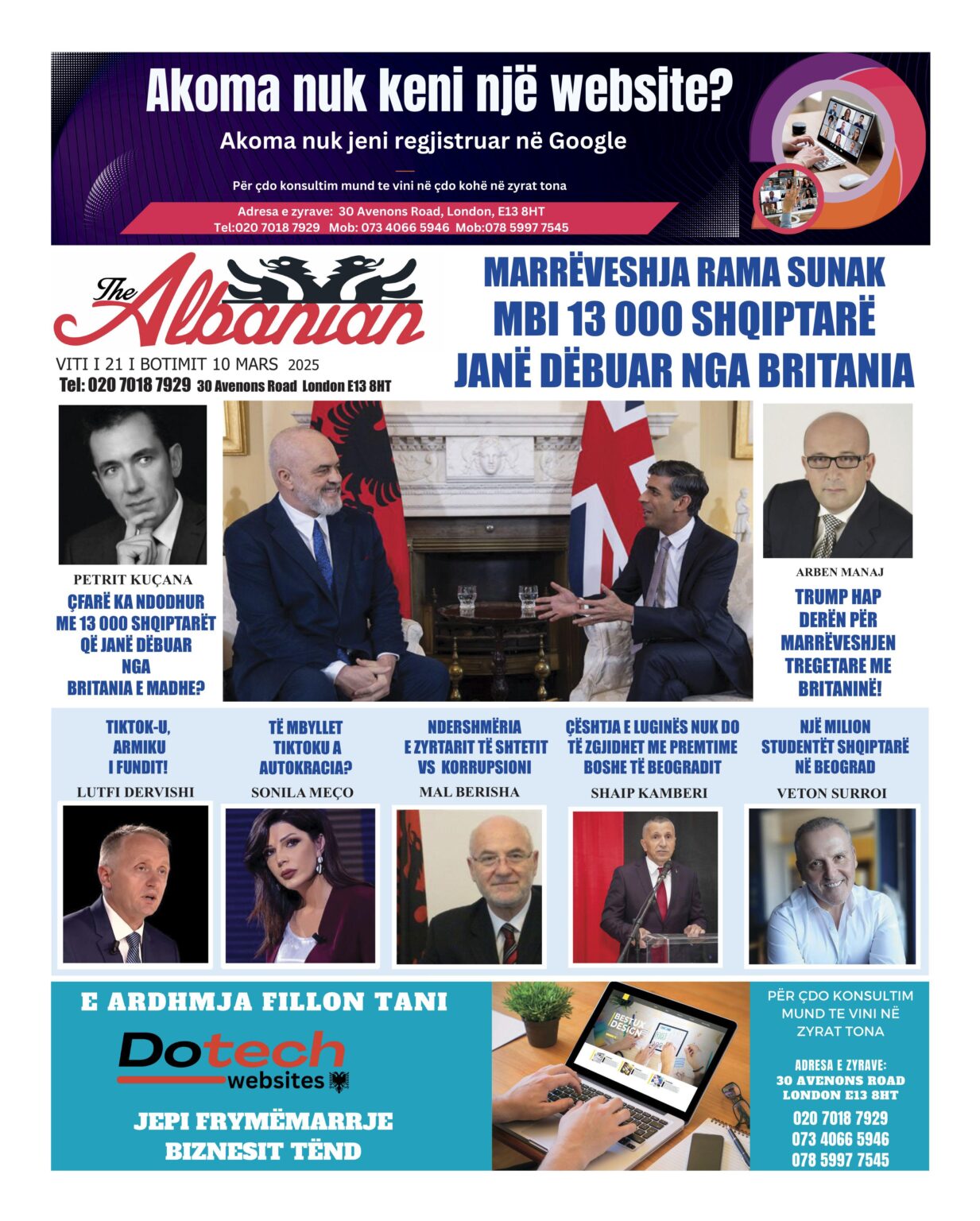 Gazeta Shqiptare ne Londer "The Albanian"